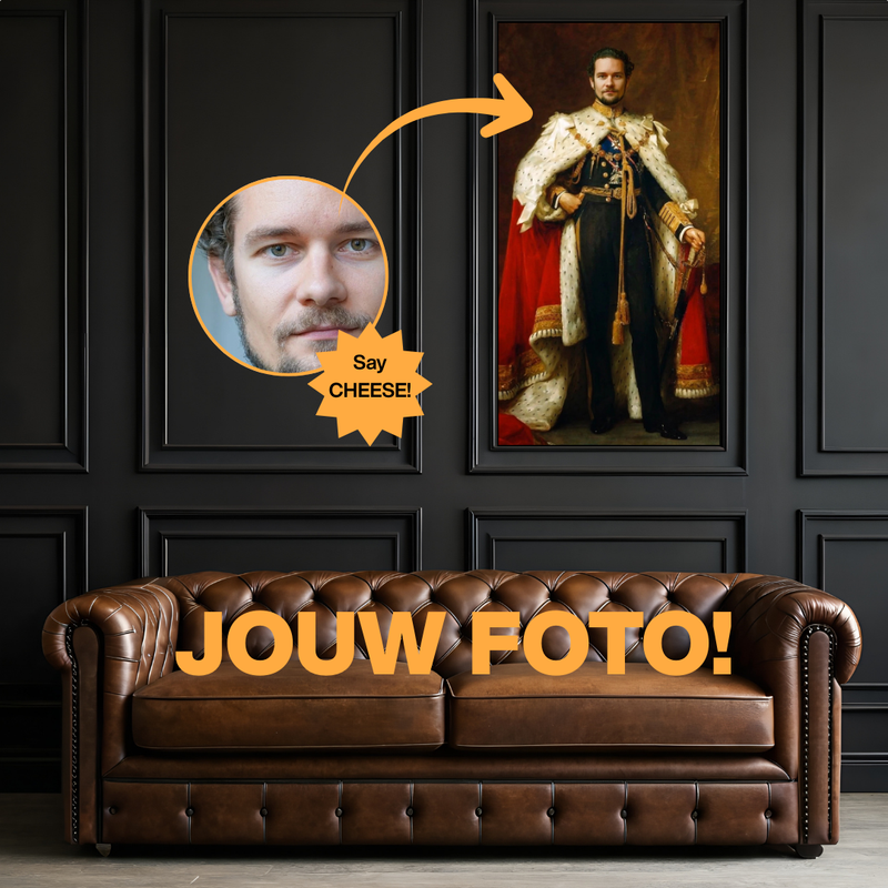 Make Me Royal: Unieke Koninklijke Portretten - Snelle & Gratis Leverin