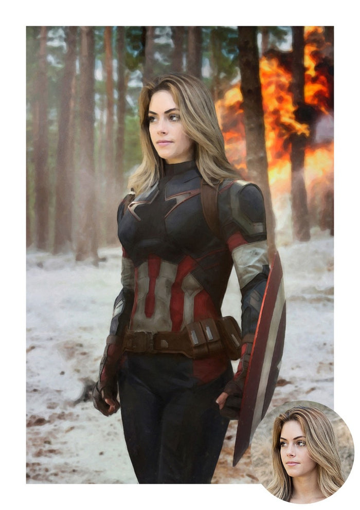 Female Captain - Custom Canvas – Make Me Royal